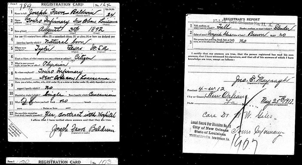 Joseph Favre Baldwin - WW1 Servicemen Sponsorships 2018 - Smith County ...