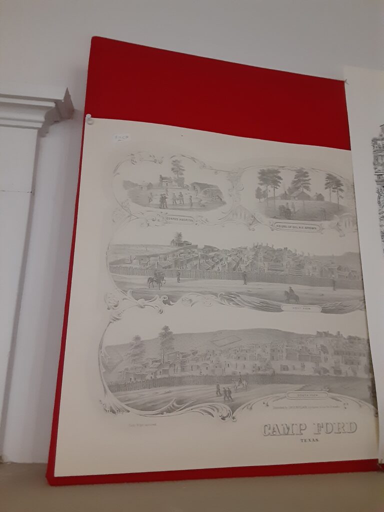 Camp Ford Lithograph - Smith County Historical Society